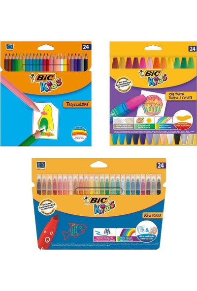 Bic Okul Ögrenci Kirtasiye Boya Seti OFISINN-035 Bic Okul Ögrenci Kirtasiye Boya Seti OFISINN-035