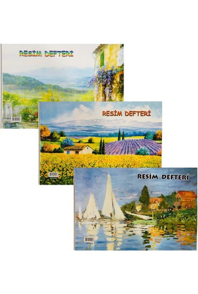 Deftersan Sipiralli Resim Defteri Kk 15 Yaprak 35 x 50 cm Deftersan Sipiralli Resim Defteri Kk 15 Yaprak 35 x 50 cm