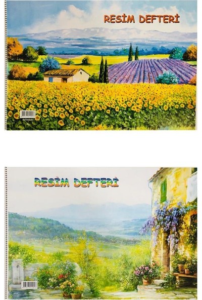Deftersan Sipiralli Resim Defteri Kk 15 Yaprak 35 x 50 cm 2'li Deftersan Sipiralli Resim Defteri Kk 15 Yaprak 35 x 50 cm 2'li