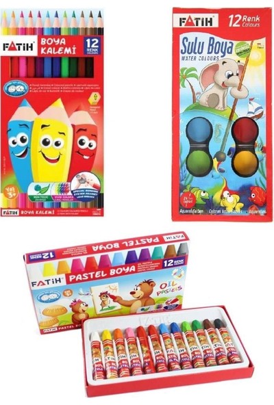 Fatih Okul Ögrenci Kirtasiye Boya Seti OFISINN-008 Fatih Okul Ögrenci Kirtasiye Boya Seti OFISINN-008