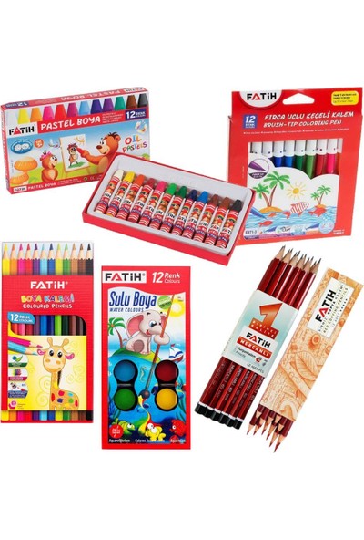 Fatih Okul Ögrenci Kirtasiye Boya Seti OFISINN-022 Fatih Okul Ögrenci Kirtasiye Boya Seti OFISINN-022