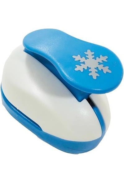 Red Apple Şekilli Büyük Boy Delgeç Şekilgeç 3.8 cm Kar Tanesi 32639