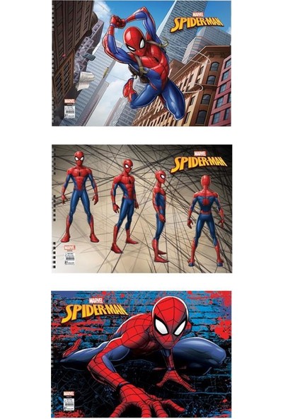 Keskin Color Spider 15 Yaprak Resim Defteri 25 x 35 cm 3'lü Keskin Color Spider 15 Yaprak Resim Defteri 25 x 35 cm 3'lü