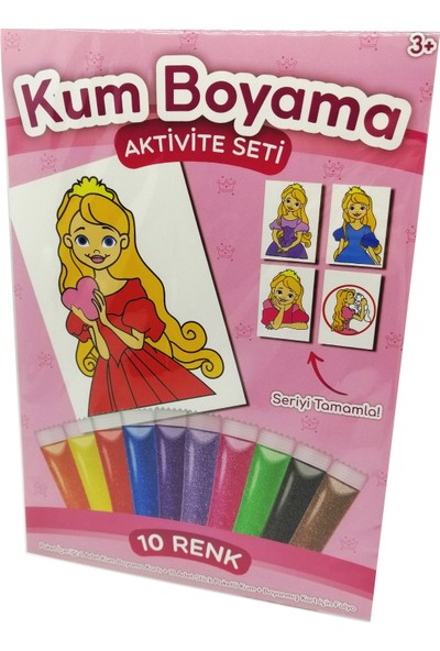 Kumbo Kum Boyama Kalpli Prenses Kum Boyama Aktivite Seti Kumbo Kum Boyama Kalpli Prenses Kum Boyama Aktivite Seti
