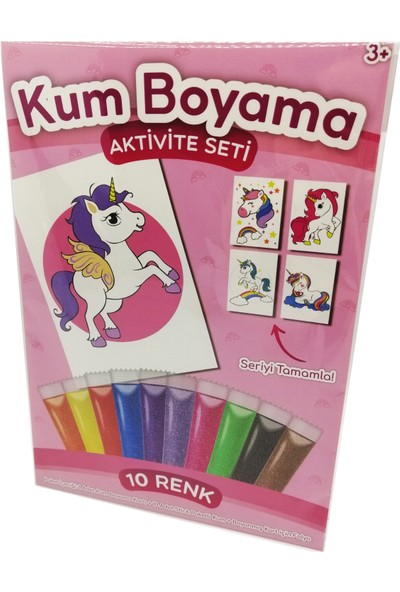 Kumbo Kum Boyama Pembe Kanatlı Unicorn Kum Boyama Aktivite Seti Kumbo Kum Boyama Pembe Kanatlı Unicorn Kum Boyama Aktivite Seti