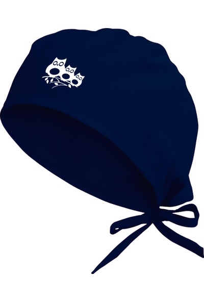 Tasarım Trend Baykuşlar Temalı Tasarım Cerrahi Bone Lacivert