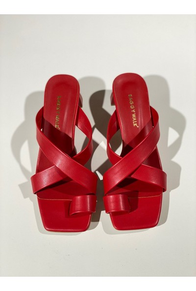 Baggy Walk Terlik Parmak Arası Kadın Topuklu Terlik