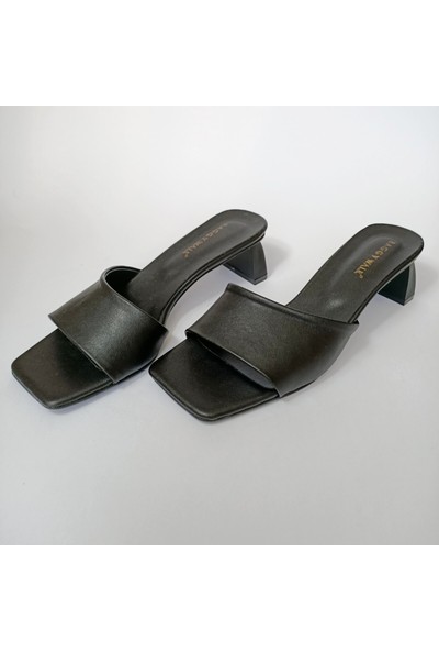 Baggy Walk Terlik Tek Bantlı Kadın Topuklu Terlik