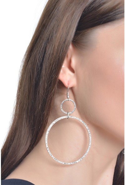 Labalaba Kadın Antik Gümüş Kaplama Geometrik Küpe Labalaba Kadın Antik Gümüş Kaplama Geometrik Küpe