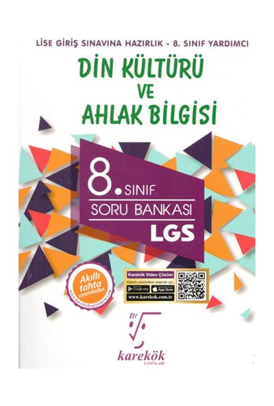 Karekök Yayınları 8. Sınıf Din Kültürü Soru Bankası Karekök Yayınları 8. Sınıf Din Kültürü Soru Bankası