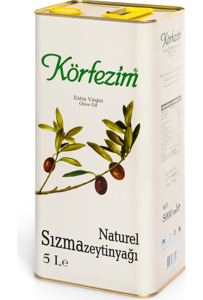 Korfezim Natutel Sızma Zeytinyağı 5 Lt Korfezim Natutel Sızma Zeytinyağı 5 Lt