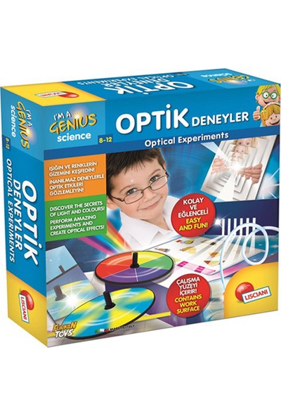 Lisciani Optik Deneyler Eğitici Bilim Seti Lisciani Optik Deneyler Eğitici Bilim Seti