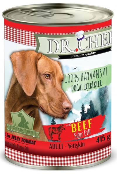 Dr Cheff Sığır Etli Konserve 415 gr 24'lü Dr Cheff Sığır Etli Konserve 415 gr 24'lü