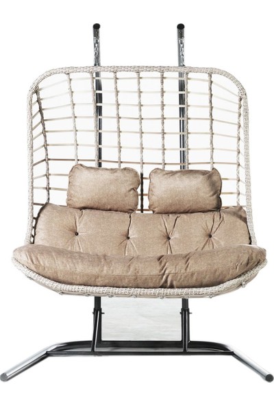 Gold Garden Rattan Dokuma Çift Kişilik Kahverengi Bahçe Salıncağı Gold Garden Rattan Dokuma Çift Kişilik Kahverengi Bahçe Salıncağı