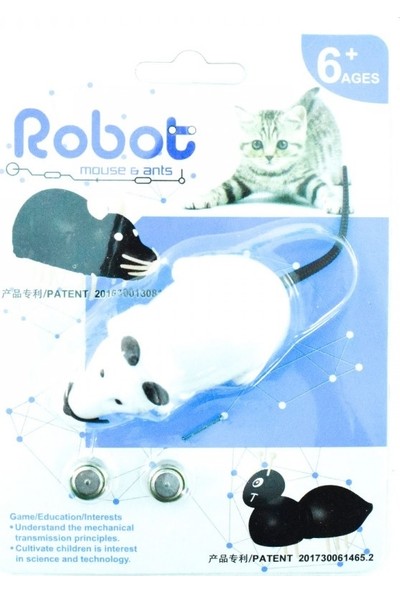 Cado Pet Maskot Pet Pilli Hareketli Robot Fare