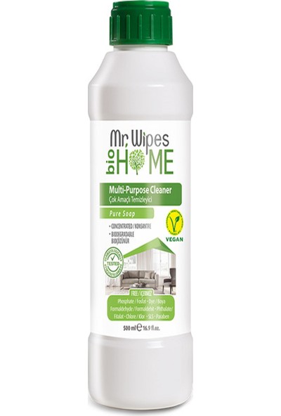 Farmasi Mr Wıpes Konsantre Çok Amaçlı Temizleyici - Beyaz Sabun Kokulu 500 ml