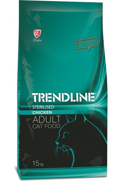 Trendline Kisirlastirilmis Tavuklu Yetiskin Kedi Mamasi 15 kg Trendline Kisirlastirilmis Tavuklu Yetiskin Kedi Mamasi 15 kg