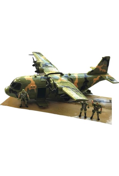 Mega Oyuncak Cargo Plane Sesli Işıklı Kargo Uçağı 65 cm