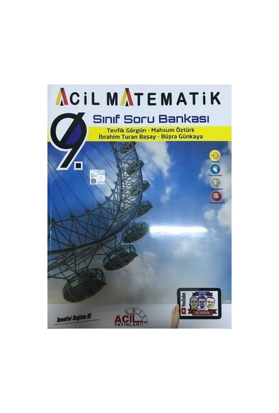 Acil Yayınları 9. Sınıf Acil Matematik Soru Bankası - Mahsum Öztürk Acil Yayınları 9. Sınıf Acil Matematik Soru Bankası - Mahsum Öztürk
