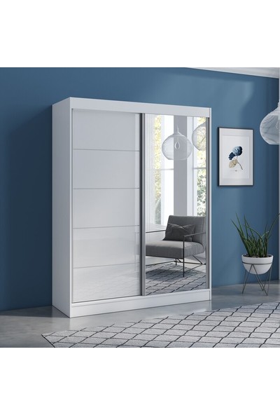 Metalia Gözde 2 Kapılı Sürgülü Gardrop