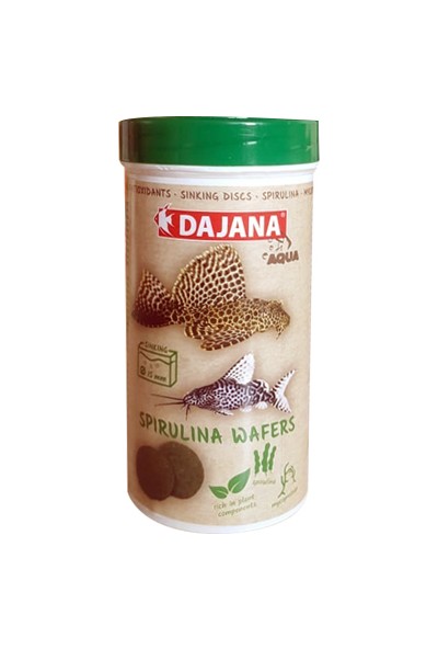 Dajana Spirulina Wafers Dip Balıkları İçin Bitkisel Yem 100 Ml 40 Gr Dajana Spirulina Wafers Dip Balıkları İçin Bitkisel Yem 100 Ml 40 Gr