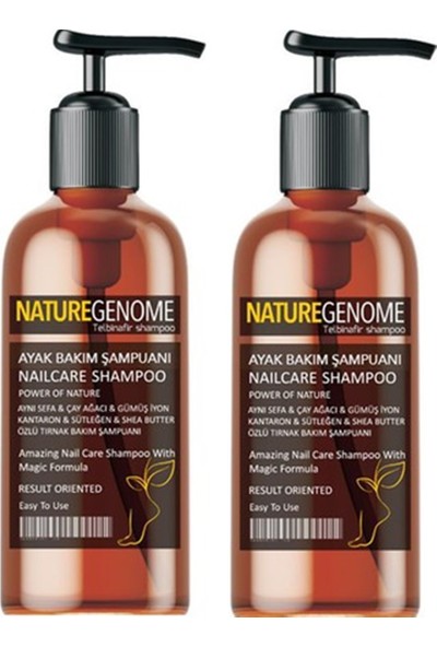 Nature Genome Tırnak Mantarı Şampuanı 2 Adet