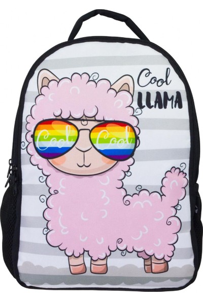 Cennec 116 Kız Çocuk Sırt Çantası Havalı Lama