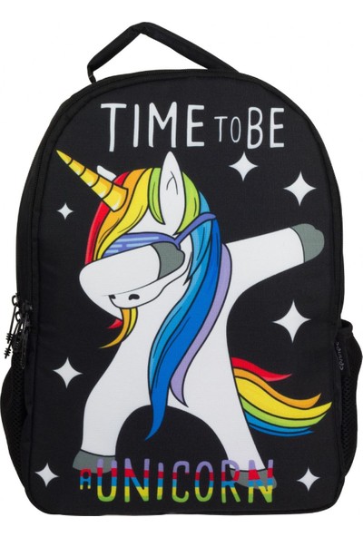 Cennec 117 Unicorn Kız Çocuk Sırt Çantası Time To Be