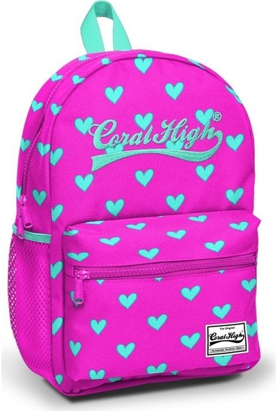 Coral High Kalpli Anaokulu ve Günlük Sırt Çantası 4 5 Yaş Pembe - Yeşil