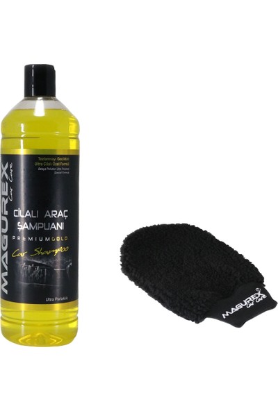 Magurex Cilalı Araç Şampuanı 1 lt + Mikrofiber Eldiven Magurex Cilalı Araç Şampuanı 1 lt + Mikrofiber Eldiven