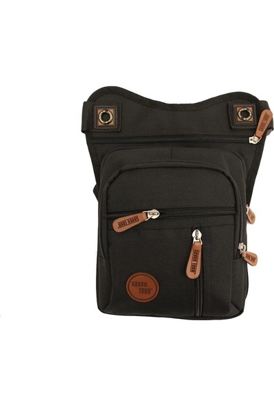 Seventeen Kanvas Kumaş Çok Gözlü Bel Bacak Omuz Göğüs Motorcu Çantası