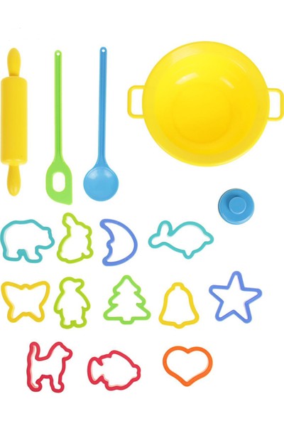 Polesie Oyuncak Çocuk Yemek Takımı - Hamur İşleri 18 Element No:2