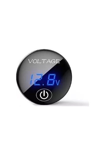 Autoline Araba Kamyon Motorsiklet İçin Dijital Anahtarlı Voltmetre 5V-48V Autoline Araba Kamyon Motorsiklet İçin Dijital Anahtarlı Voltmetre 5V-48V