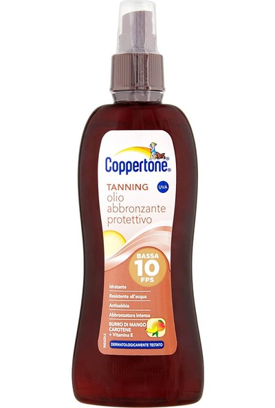 Coppertone Mango ve Havuçlu Bronzlaştırıcı Güneş Yağı Spf 10 200 ml