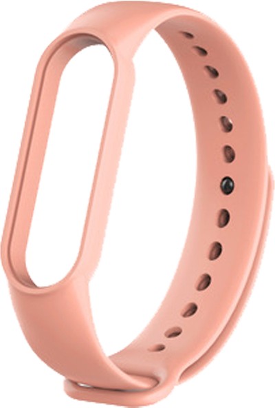 Kyver Xiaomi Mi Band 5 ve 6 Akıllı Bileklik Silikon Kordon Kayış Rose Kyver Xiaomi Mi Band 5 ve 6 Akıllı Bileklik Silikon Kordon Kayış Rose