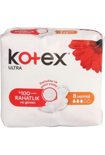 Kotex Ultra Tekli Paket Normal 8'li Paket-24'lü Koli Kotex Ultra Tekli Paket Normal 8'li Paket-24'lü Koli