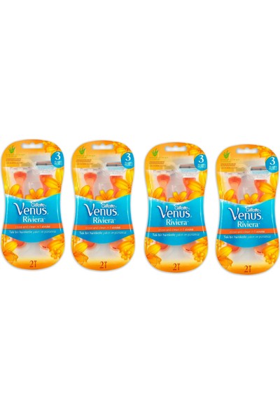Gillette Venus Riviera 2li Kullan At Kadın Tıraş Bıçağı X4 Gillette Venus Riviera 2li Kullan At Kadın Tıraş Bıçağı X4