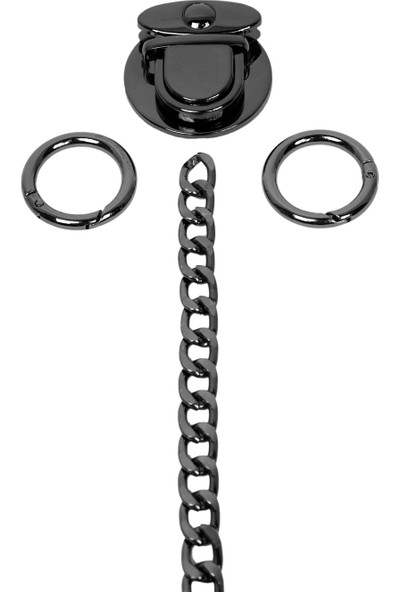 Nilden Hobi Çanta Zincir Set Zincir 110 cm x 11 mm
