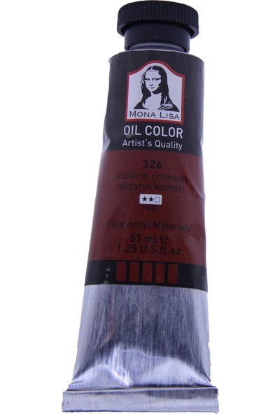 Mona Lisa 326 Yağlı Boya 37 ml Alizarin Kırmızı
