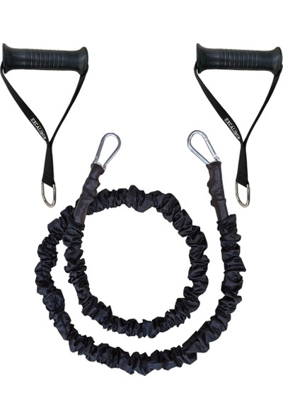 Excalibur Fitness 135 cm Direnç Lastiği Siyah Sert