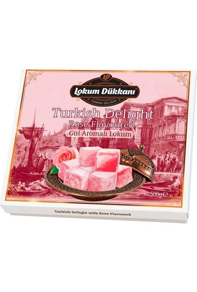 Lokum Dükkanı Güllü Lokum 500 gr