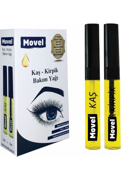 Movel Kaş Kirpik Bakım Serumu 10 ml + 10 ml Movel Kaş Kirpik Bakım Serumu 10 ml + 10 ml