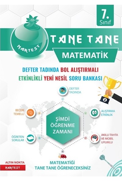 7. Sınıf Yeşil Defter Tadında Tane Tane Matematik