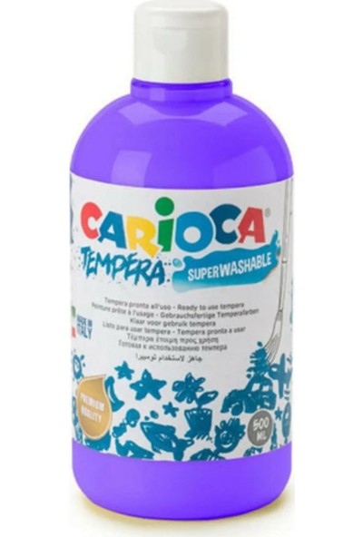 Carioca Süper Yıkanabilir Parmak Boya - Mor