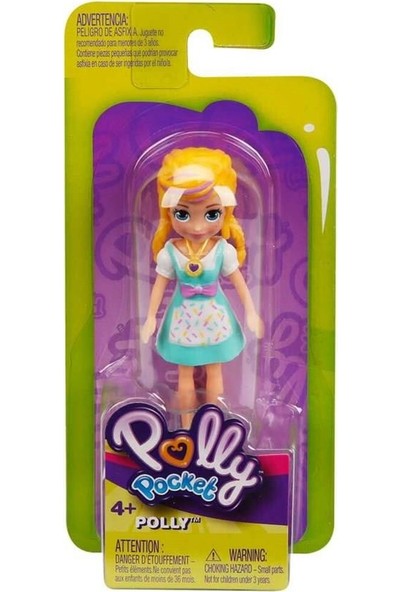 Polly Pocket ve Arkadaslari Serisi Polly Mavi Beyaz Elbiseli FWY19-GKL27 Polly Pocket ve Arkadaslari Serisi Polly Mavi Beyaz Elbiseli FWY19-GKL27