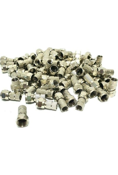 Electroon Premium Rg6 Contalı F Konnektör 100ADET