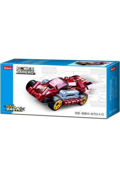 Sluban 48 Parça Power Araba Sluban 48 Parça Power Araba