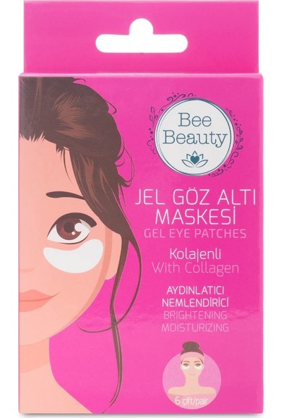Bee Beauty Kolajenli Aydınlatıcı & Nemlendirici Jel Göz Altı Maskesi Bee Beauty Kolajenli Aydınlatıcı & Nemlendirici Jel Göz Altı Maskesi