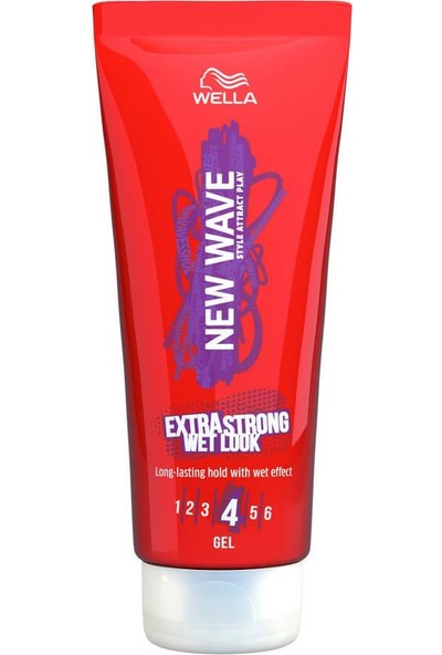 New Wave Extra Strong Wet Look No:4 Gel 200ml New Wave Extra Strong Wet Look No:4 Gel 200ml