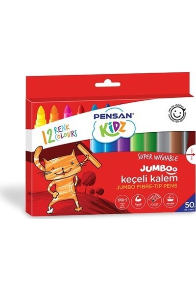 Pensan 98060 Kidz Keçeli Kalem 12'li Pensan 98060 Kidz Keçeli Kalem 12'li